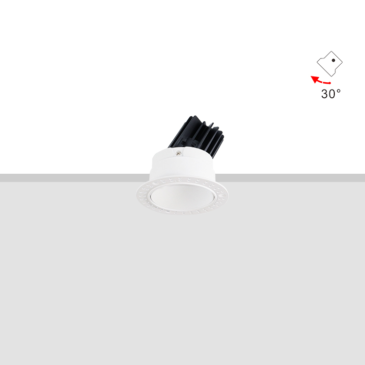 IBSP155CT075H95-TL —Adjustable IP65 Glass Diffuser Honey Comb Trimless ...