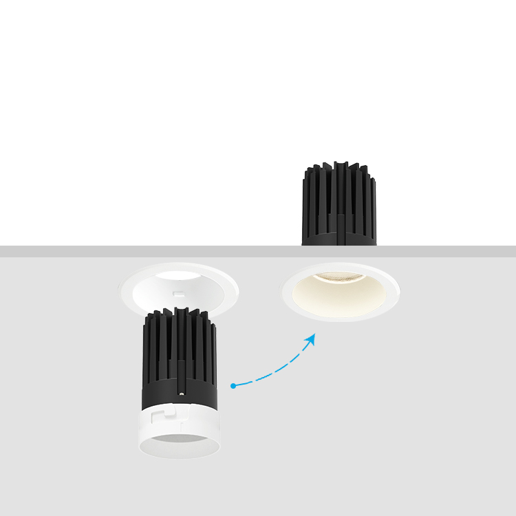 IBSP156CT085H116—Fixed IP65 Glass Diffuser Honey Comb Downlight--LED ...